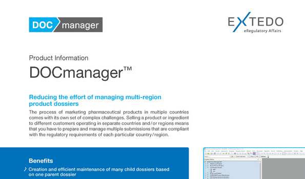 eCTDmanager - Complete Regulatory Dossier Management and eCTD Software | EXTEDO